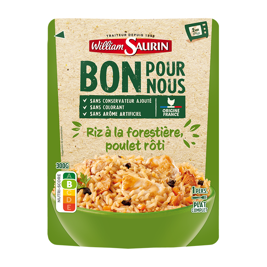 Torsades poulet basquaise - William Saurin